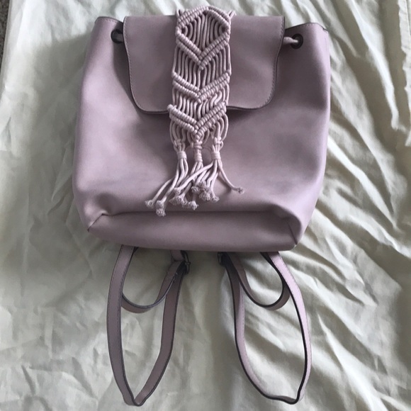 Bags | Hm Pastel Pink Mini Back Pack | Poshmark